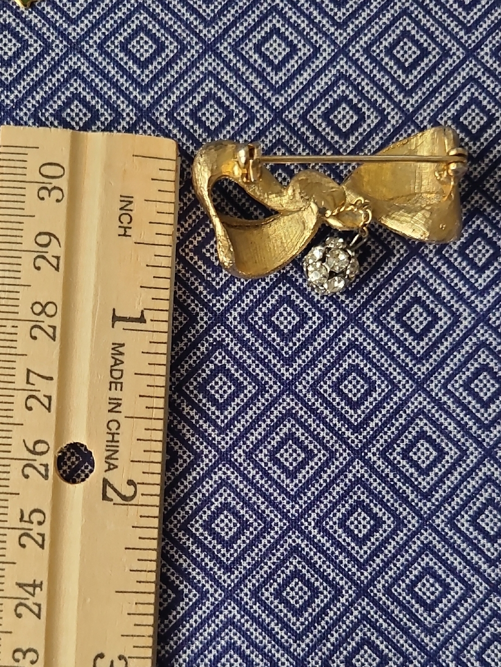 Jewelry | Vintage Jomaz Joseph Mazer Golden Florentine Ribbon Bow ...